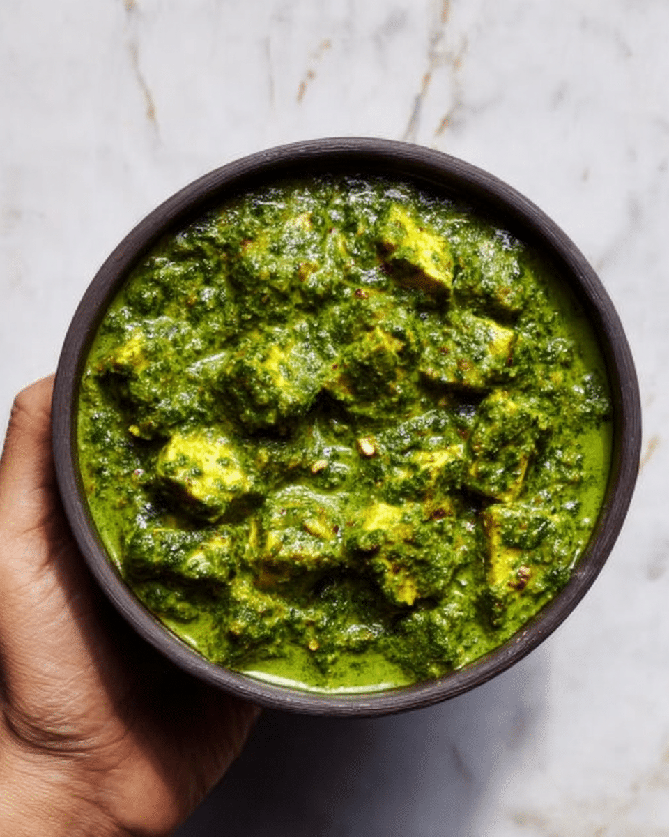 Palak Tofu Curry with Coconut Cream – Delicious Vegan Spinach Dish