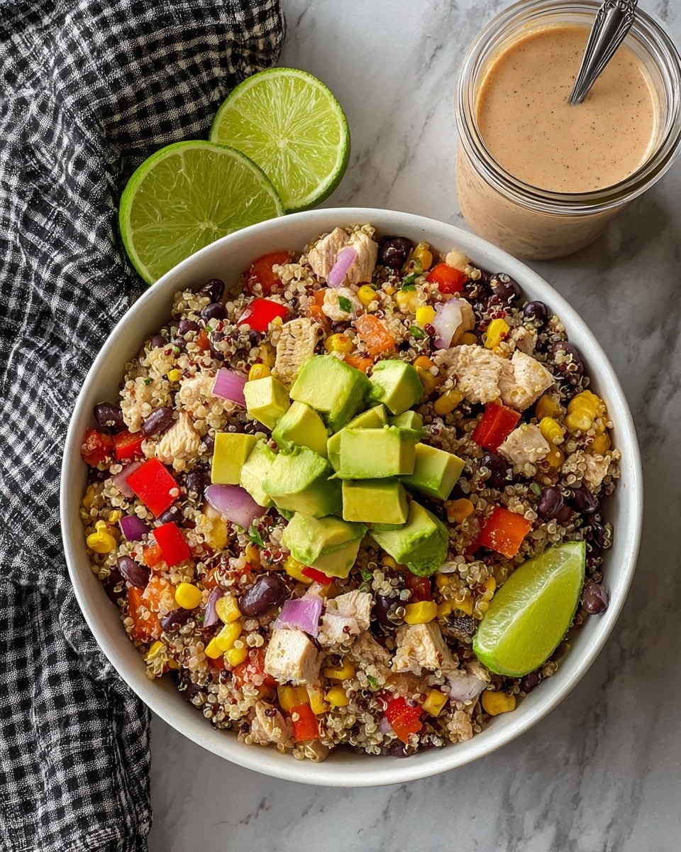 High Protein Southwest Quinoa Salad - Delicious & Healthy