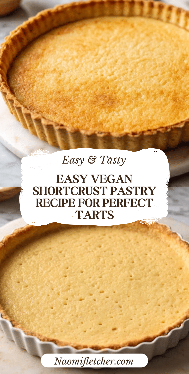 Vegan Shortcrust Pastry: Easy & Flaky Plant-Based Tart Base