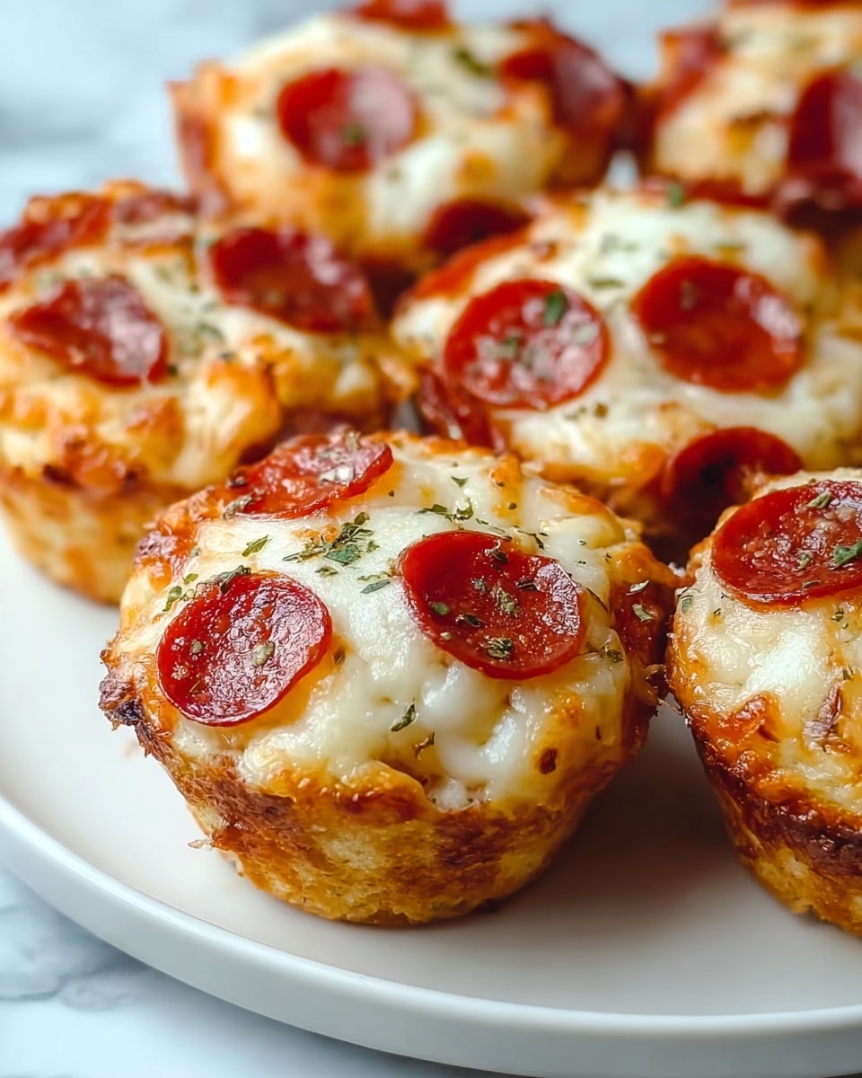 Easy Pizza Cupcakes Recipe: Quick & Cheesy Snack Idea